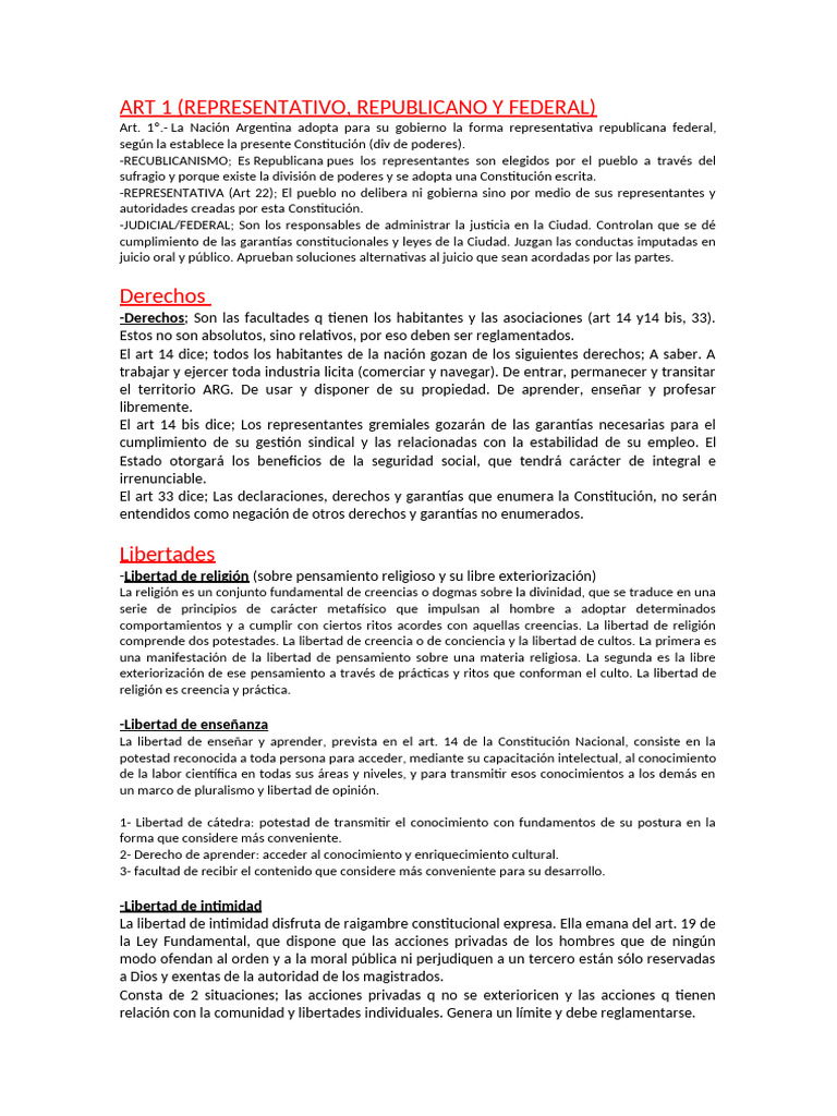 DDH Resumen 2 | PDF | Habeas corpus | Derecho Constitucional