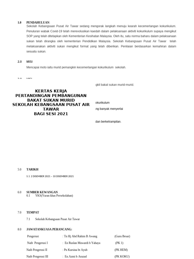 Kertas Kerja Taman Herba | PDF
