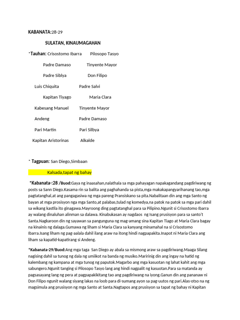 KABANATA - 28-29-WPS Office | PDF