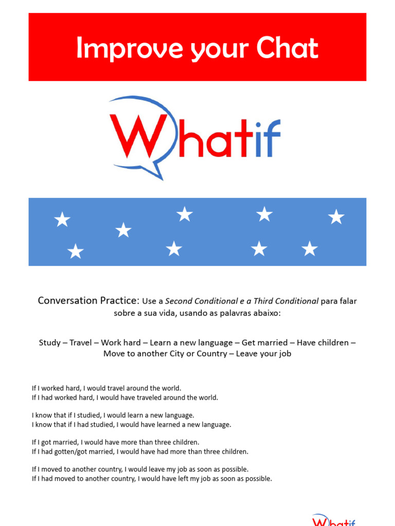 Second Conditional Conversation Practice | PDF