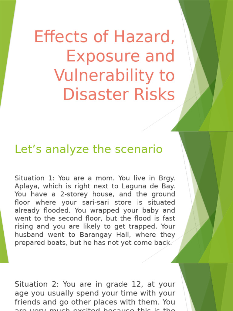 Effects of Hazard Exposure and Vulnerability To | PDF | Hazards ...