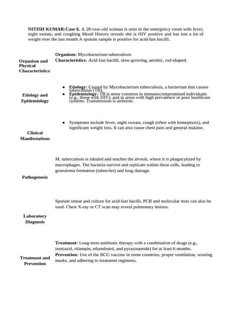 Respiratory Case | PDF