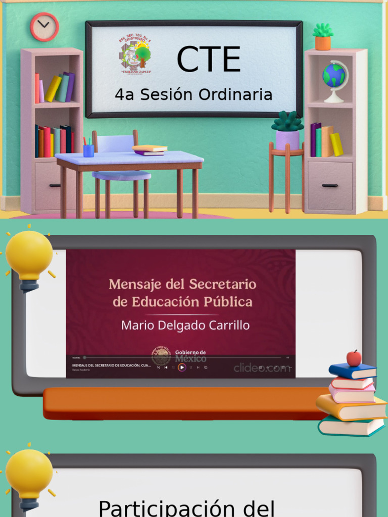 Presentacion Cte | PDF | Enseñando | Aprendizaje