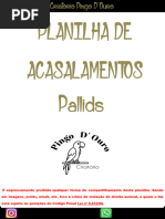 Tabela de Anilhas FOB 2025 | PDF | Aves | Ornitologia