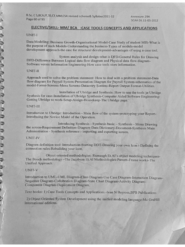 Case Tools Unit 01 | PDF