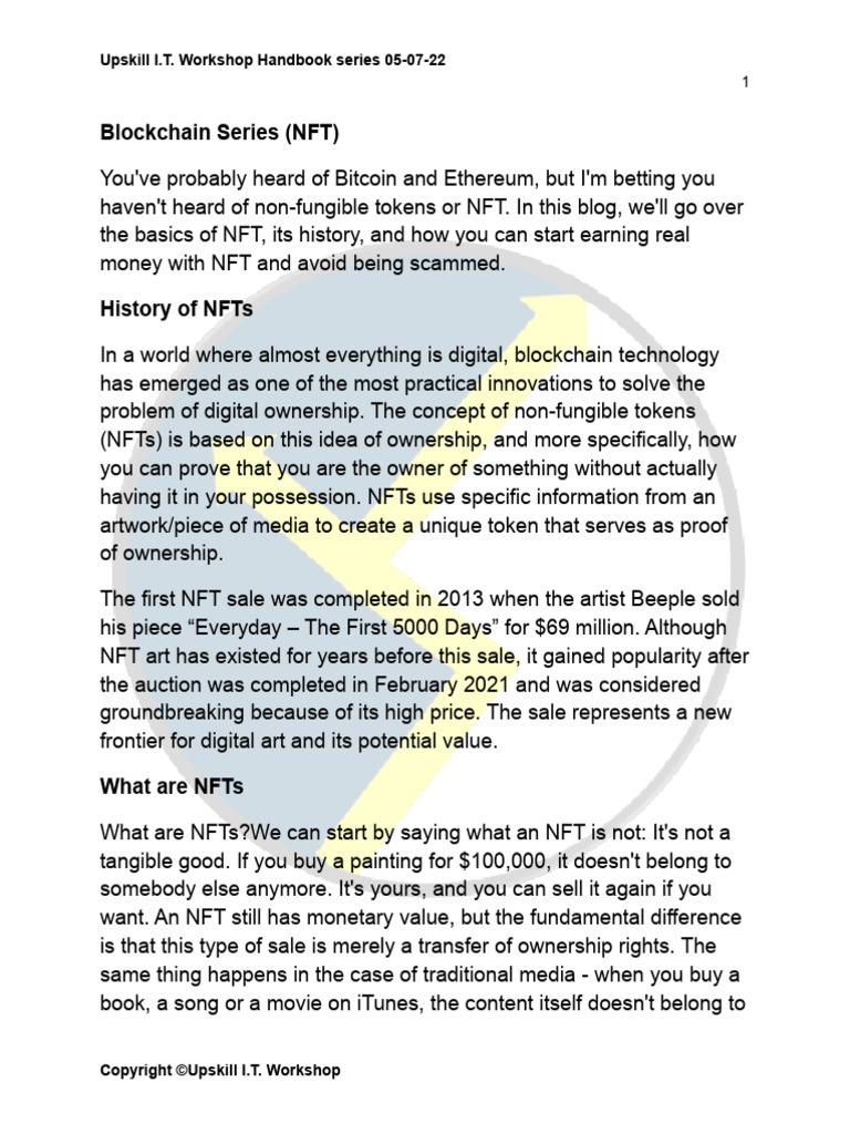 Ethical Hacking Blockchain Series P2 Handouts 5.7..22 | PDF ...
