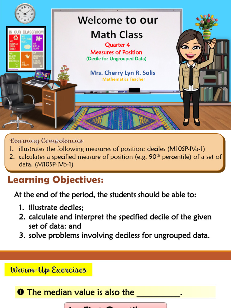 Math Deciles for Students | PDF | Quartile | Descriptive Statistics