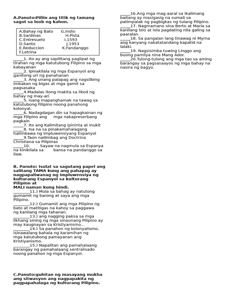 Q3 Summative Test Pdf