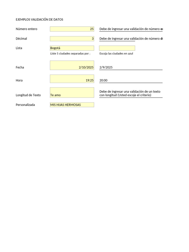 Material Validación Datos | PDF | Colombia
