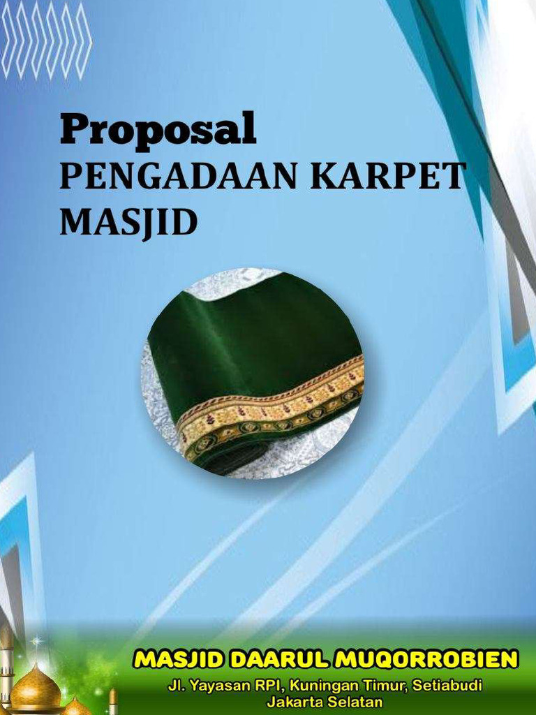 Proposal Pengadaan Karpet Masjid | PDF