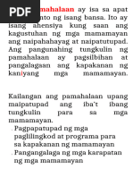ANG TATLONG PANGUNAHING SANGAY NG PAMAHALAAN NG PILIPINAS | PDF