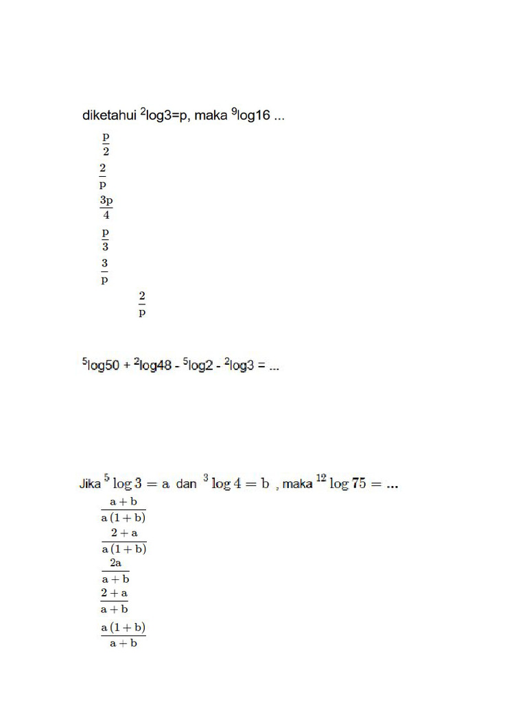 Phb 2 Matematika (Logaritma, Barisan Dan Deret)-Syaifuddin, S.Pd., M.Pd ...