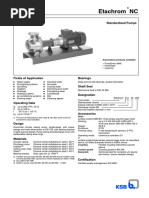 KSB Pump Multitec Spec | PDF | Pump | Chemical Engineering