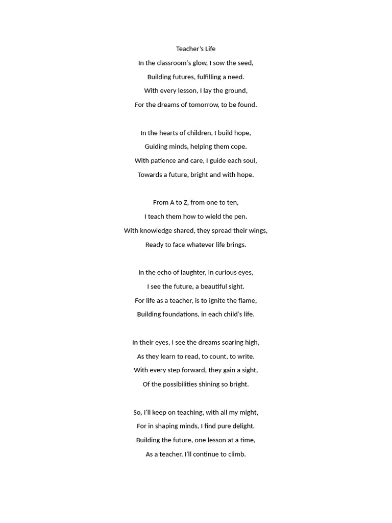 Poem | PDF
