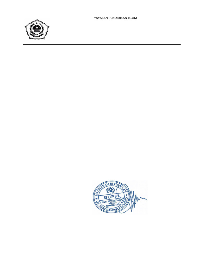 Surat Keterangan Nadin | PDF