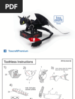 Toothless Papercraft by Tos-Craft | PDF