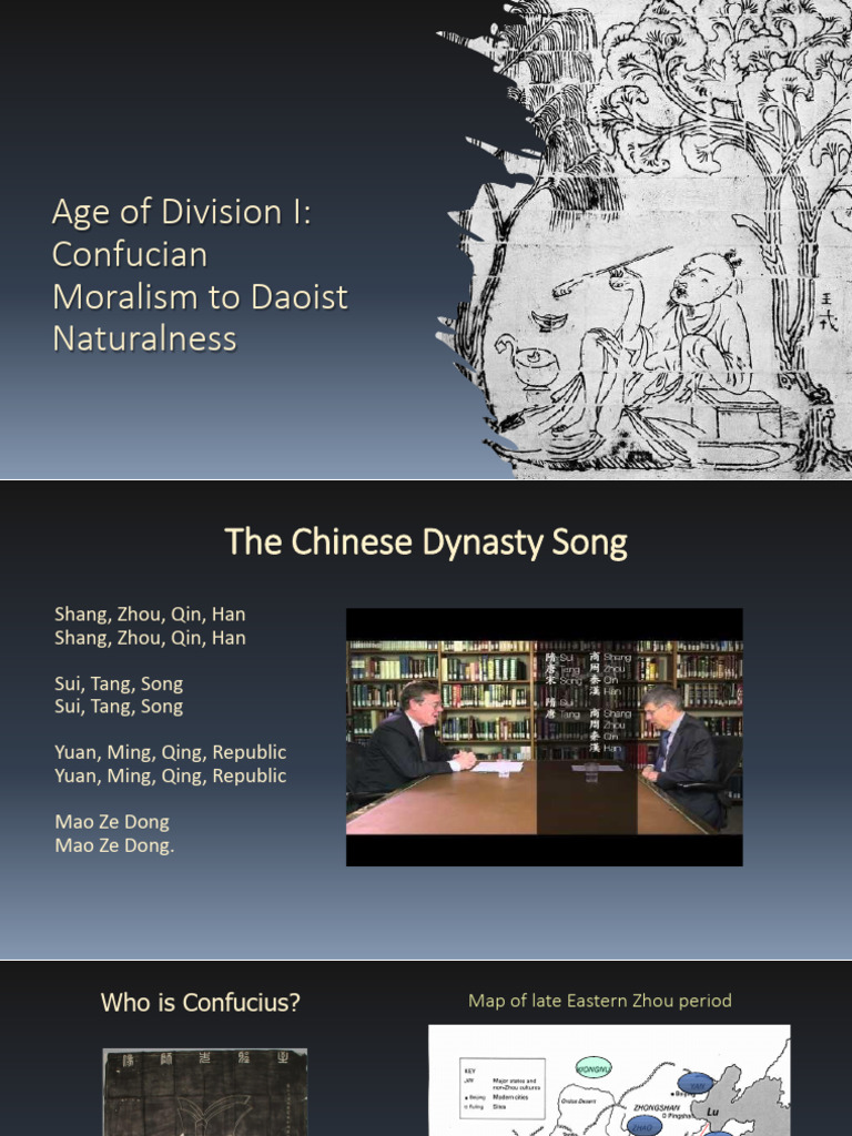 2_4 Confucian Moralism and Daoist Naturalness | PDF | Confucianism ...