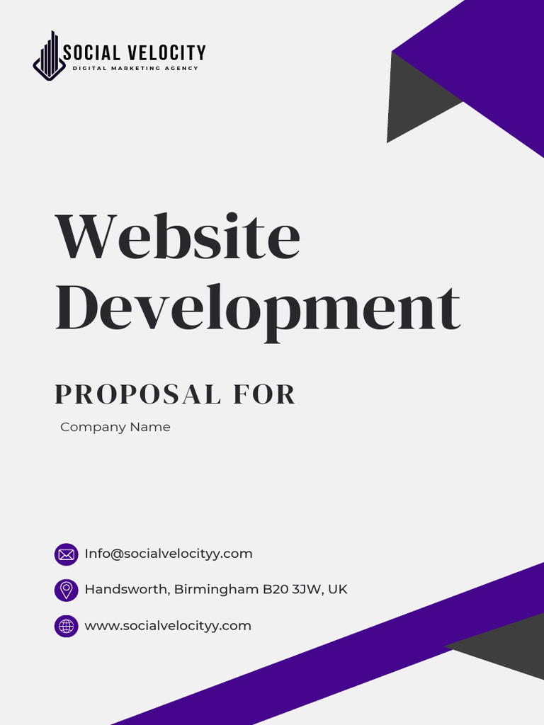 Maroon and White Minimalist Modern Website Development and Digital Marketing Proposal | PDF ...