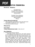 Teks Misa Peringatan Arwah | PDF