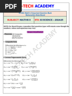 Class12 Maths AOD Practice Questions | PDF
