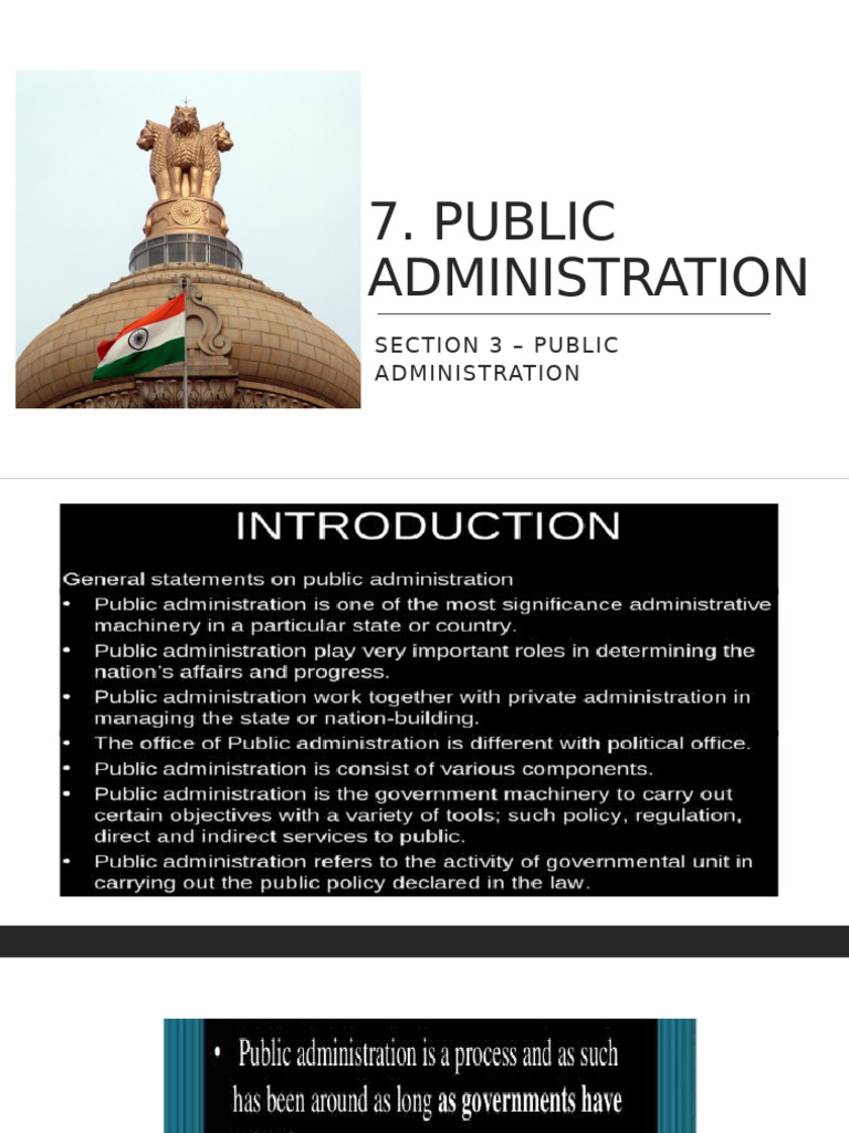 7 Public Administration1 | PDF | Policy | Public Administration