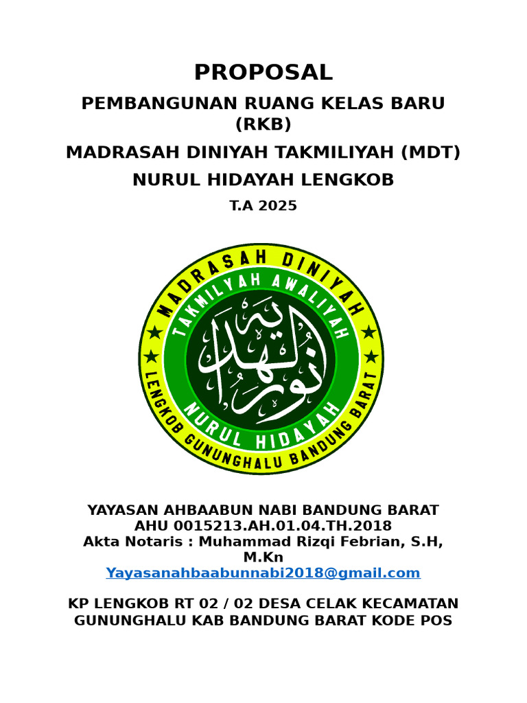 Proposal RKB MDT | PDF
