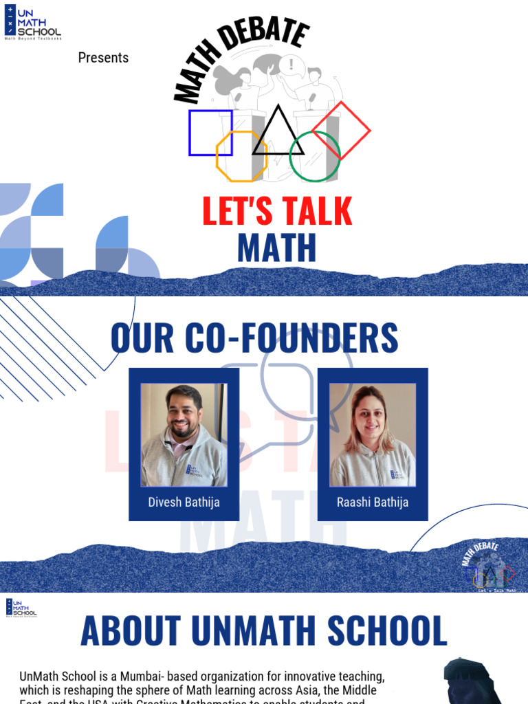 Math Debate Competition Overview | PDF | Mathematics | Science