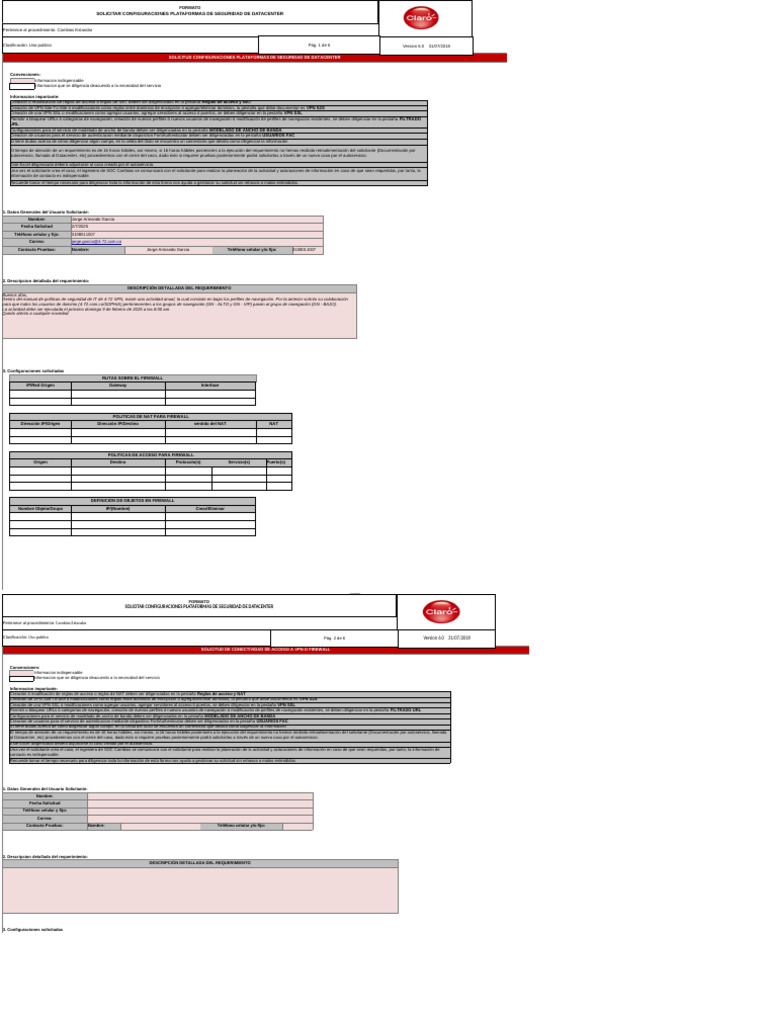 Configuración de Seguridad Datacenter | PDF | Red privada virtual | Cortafuegos (informática)
