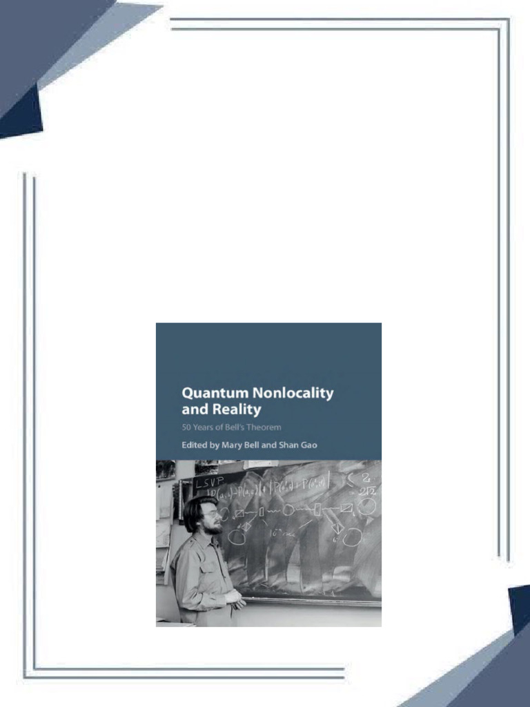 Quantum Nonlocality and Reality 50 Years of Bell S Theorem 1st Edition Bell Ebook Download PDF ...