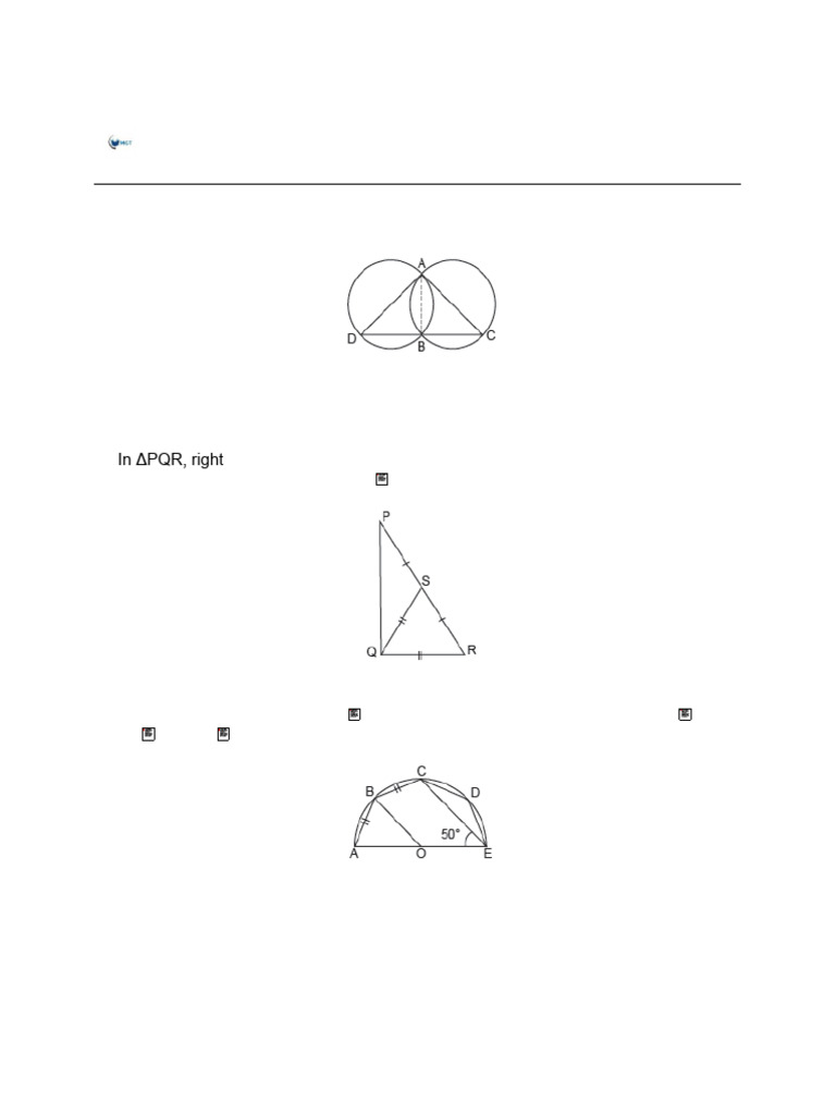 9th CBSE Circle Worksheet | PDF | Circle | Pi