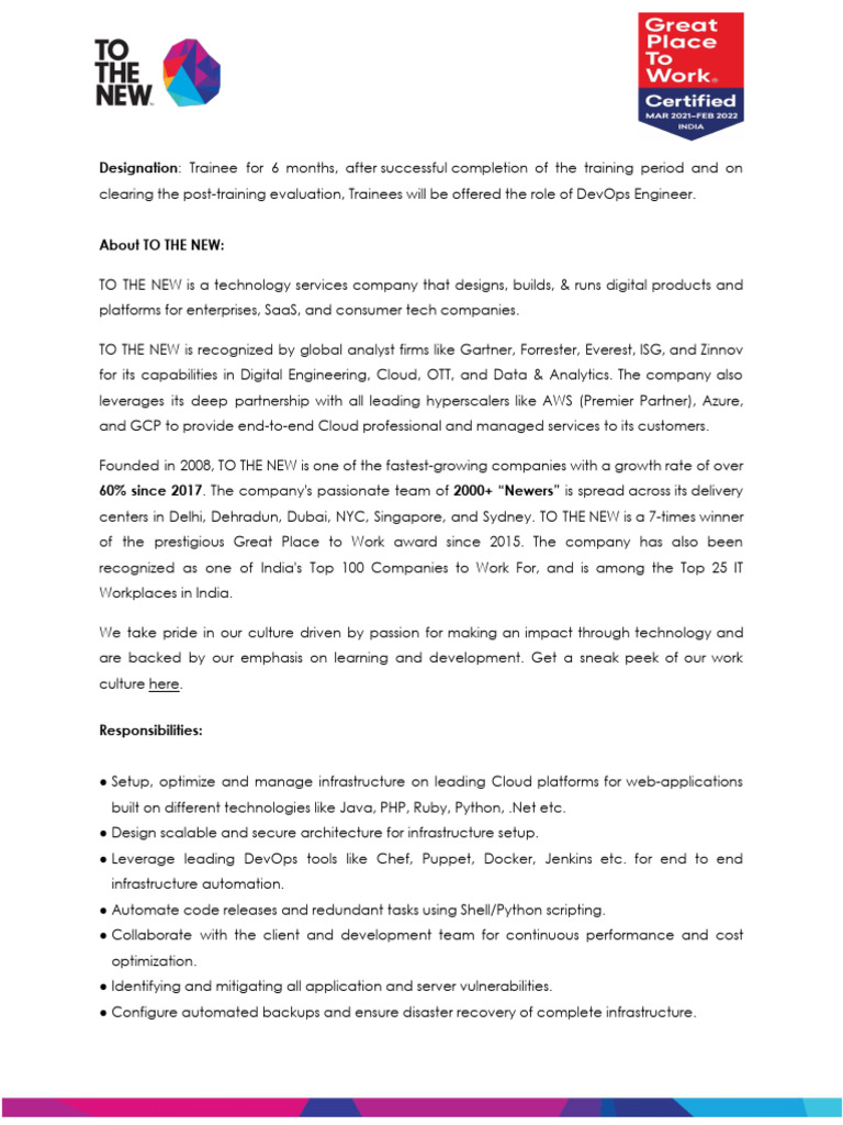 DevOps Trainee - FY 2022 - 23 | PDF | Cloud Computing | Computing