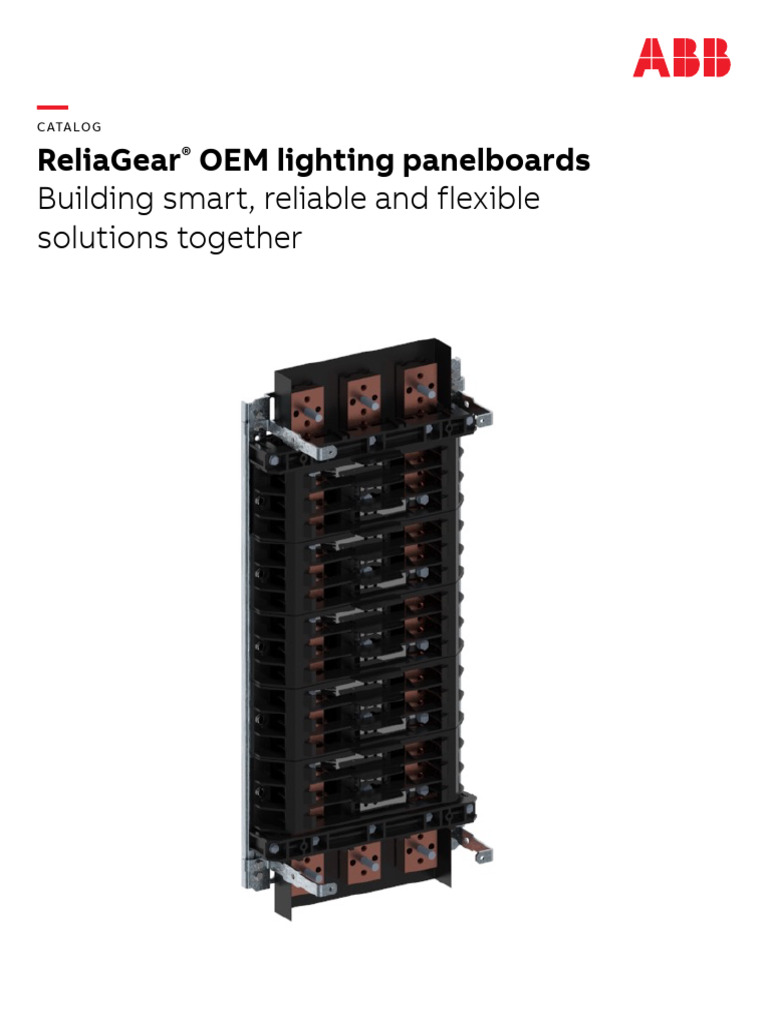 1SQC173002C0201 - OEM Lighting Panel Catalog - DGT | PDF | Power Engineering | Electrical Equipment