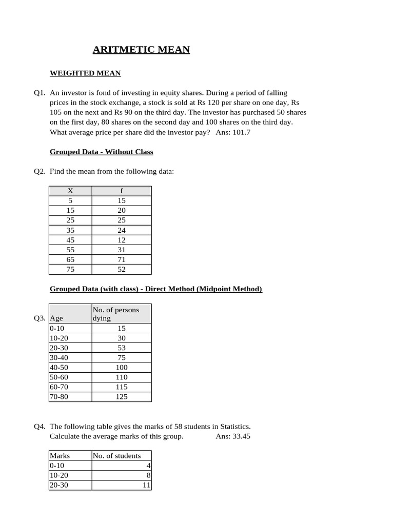 QT Problems Assorted - Assignment 2 | PDF | Statistical Analysis | Teaching Mathematics