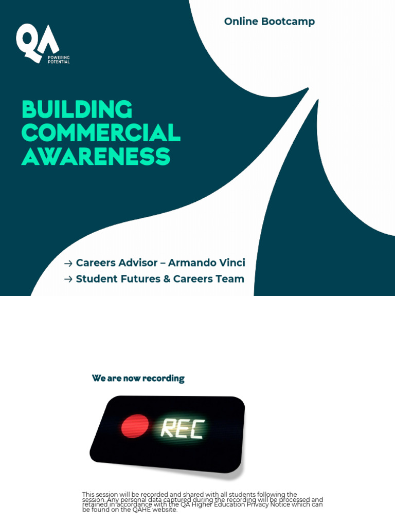 Mastering Commercial Awareness for Careers | PDF | Knowledge | News