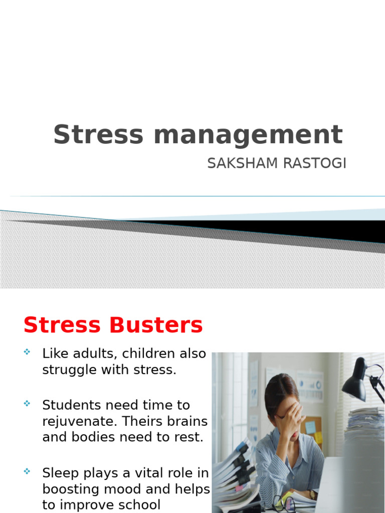 Stress Management SAKSHAM | PDF