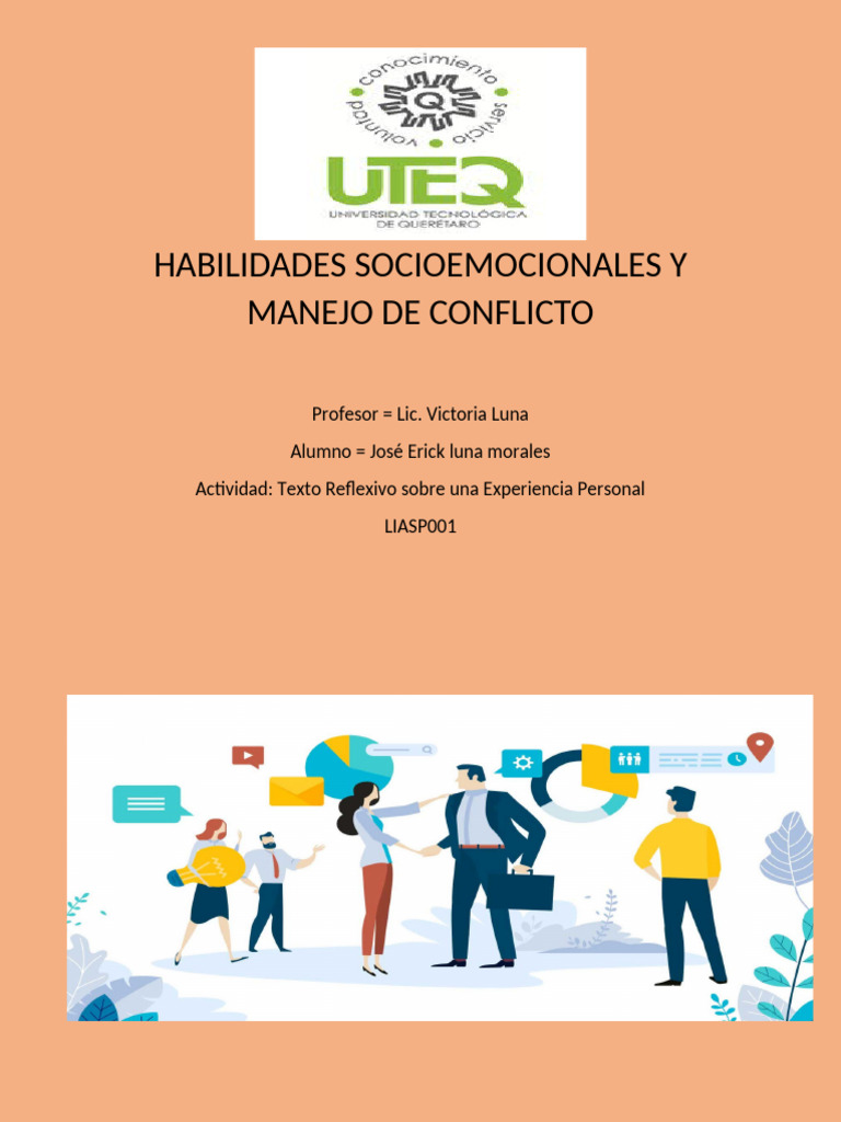 Habilidades Socioemocionales y Manejo de Conflicto | PDF | Conflicto ...