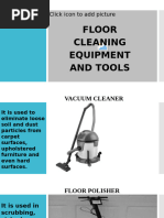 Housekeeping Tools and Equipment List | PDF | Home & Garden