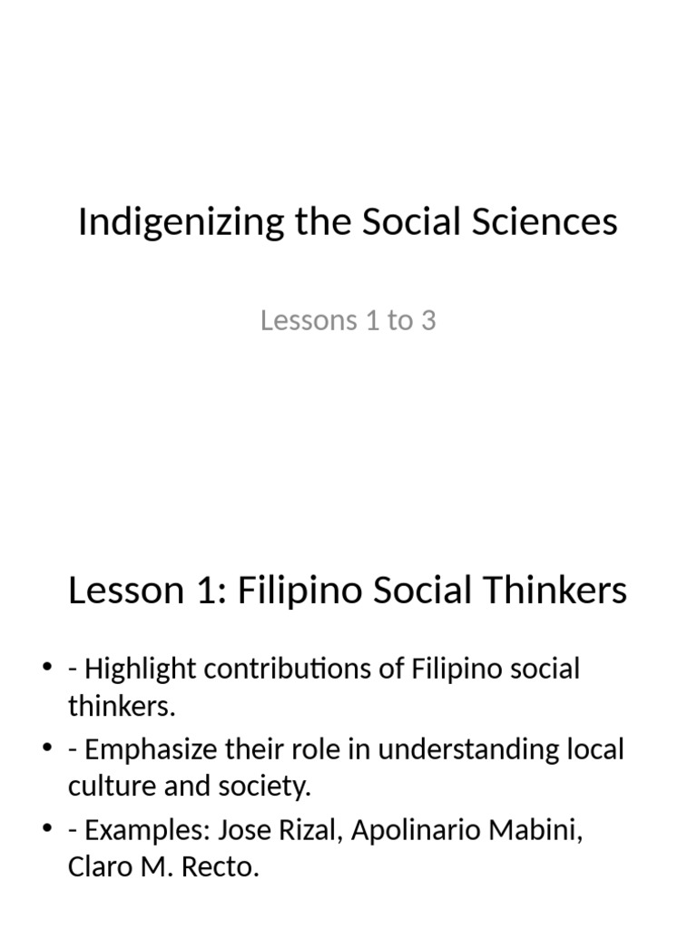 Indigenizing Social Sciences | PDF