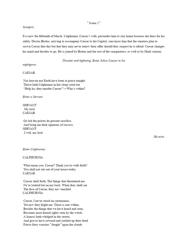 Play | PDF | Julius Caesar | Mark Antony