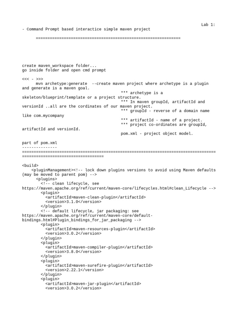 Maven Tuturials | PDF | Software Engineering | Computing