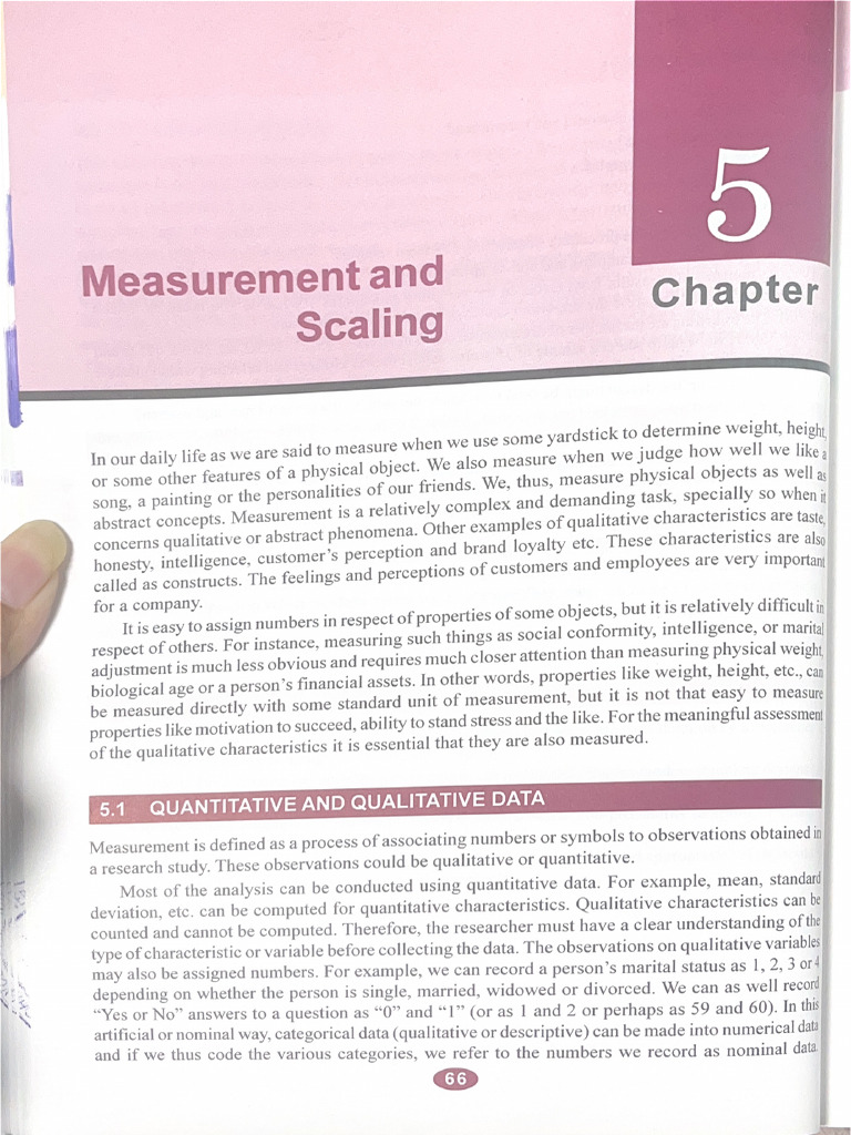 Chapter 5 Kothari | PDF