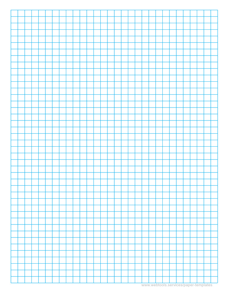 Printable 1_4 Inch Blue Graph Paper-A4 With 0.375 in Border (1) | PDF