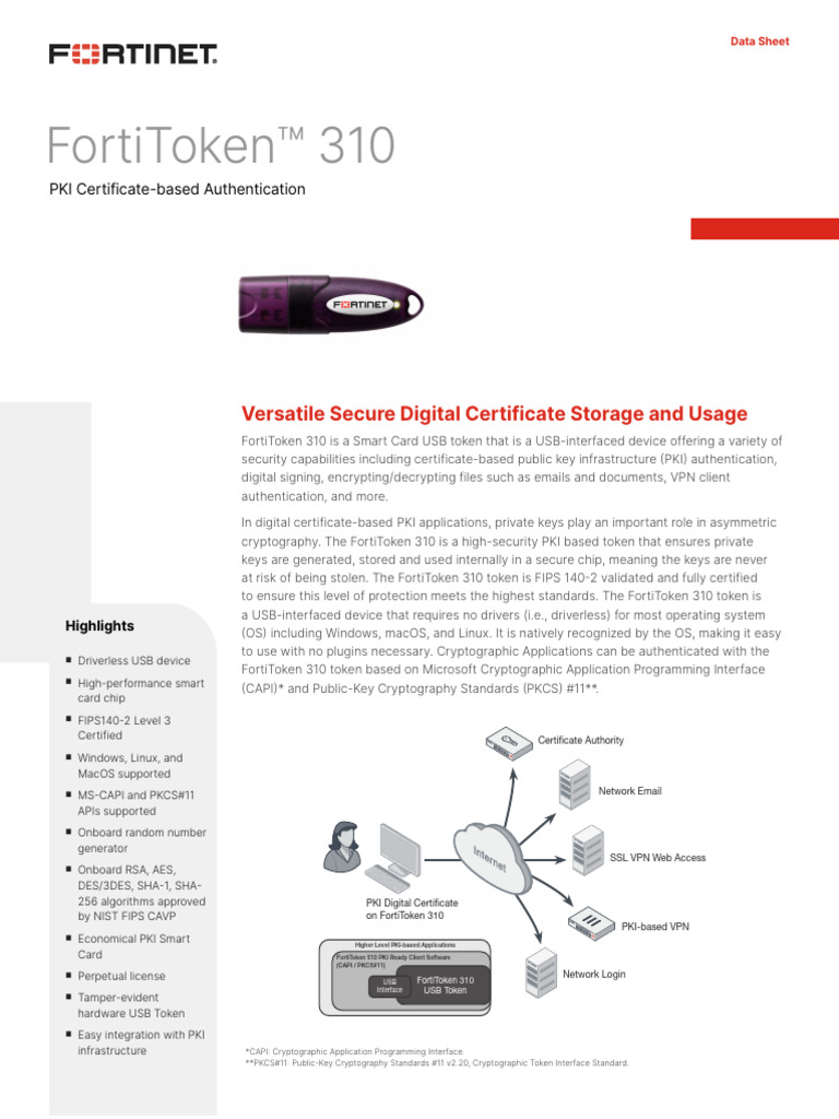 FortiToken_300 | PDF | Public Key Cryptography | Cryptography