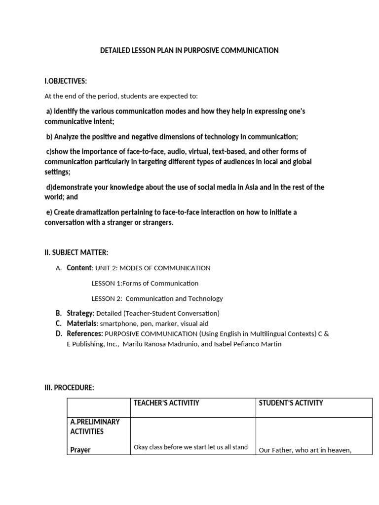 DETAILED-LESSON-PLAN-IN-PURPOSIVE-COMMUNICATION-Modes-of-Communication ...