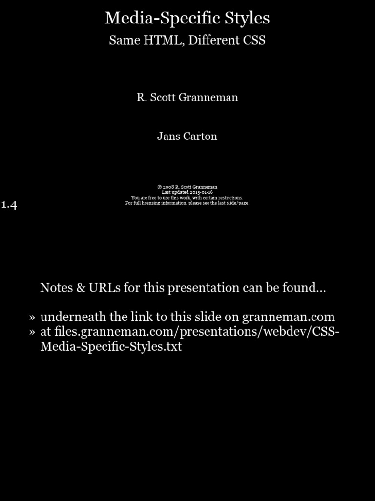 Css Media Dimensions