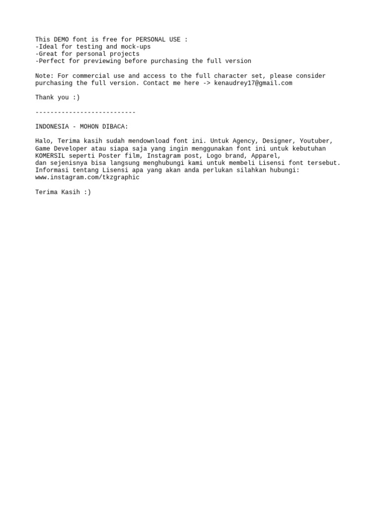 Read Me - Personal Use | PDF