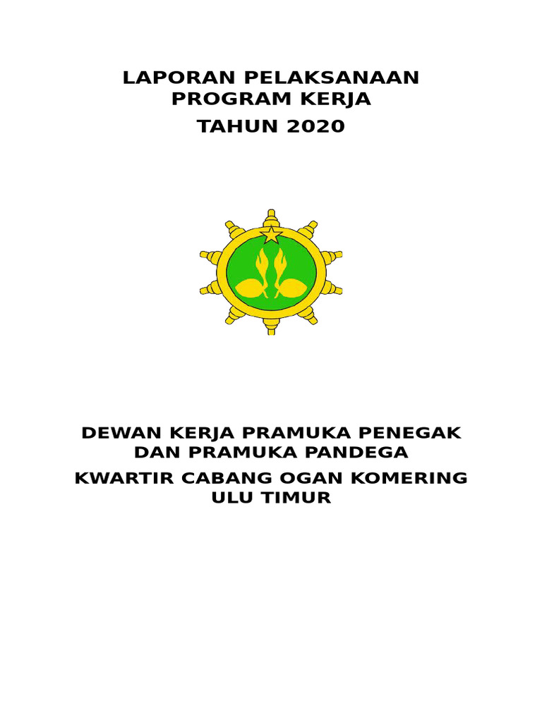 LAPORAN PELAKSANAAN PROKER 2020 Ready | PDF