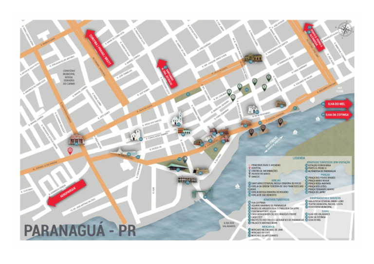 Mapa Centro Histórico de Paranaguá - PR | PDF
