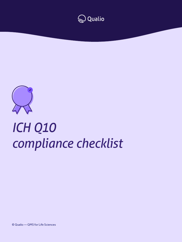 ICH Q10 Compliance Checklist Guide | PDF | Quality Management System ...