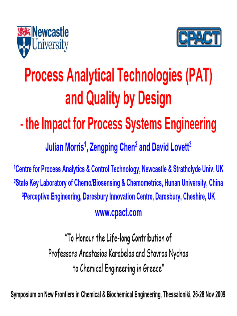 PAT & QbD | PDF | Crystallization | Spectral Line